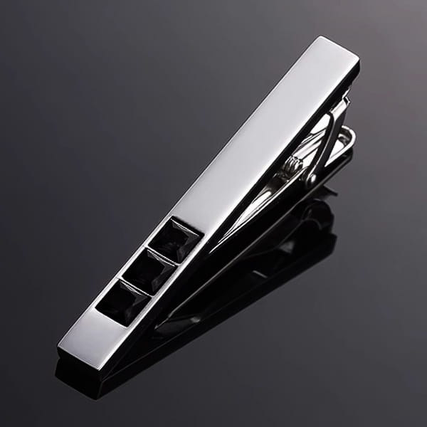 Black Diamond Tie Clip | Classy Men Collection