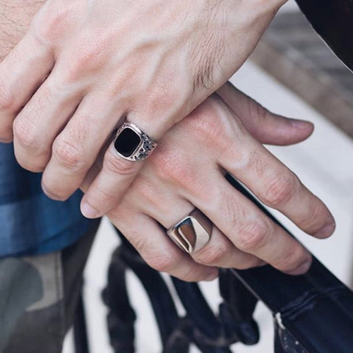 Men's Classy Silver Stainless Steel Ring | Classy Men Collection