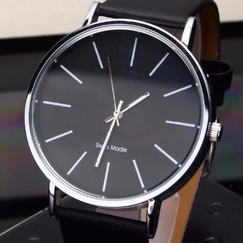 Men's Simple Watch - Black & White | Classy Men Collection