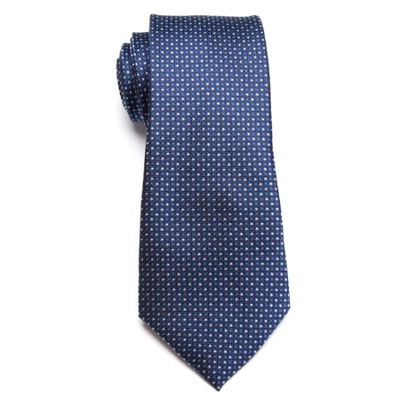 Classic Blue Necktie With Mini Dots | Classy Men Collection