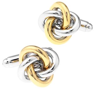 Gold Knot Cufflinks for Men | Affordable Suit Accessories by CMC ...